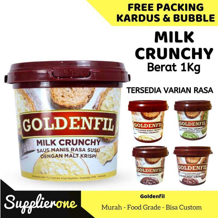Goldenfil Milk Crunchy / Selai Roti Bakar / Toping Roti / Selai Roti ...