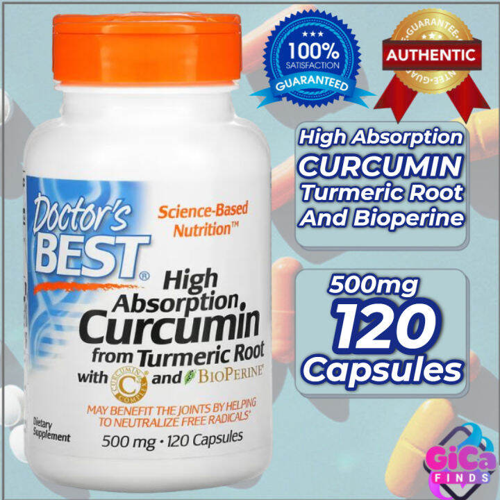 High Absorption Curcumin, 500 mg, 120 Capsules | Lazada PH