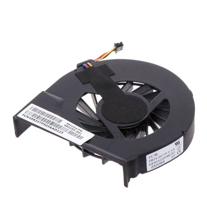 cre พัดลมระบายความร้อนแล็ปท็อป cpu cooler 4 pins 5v 0 . 5 a สําหรับ hp ...