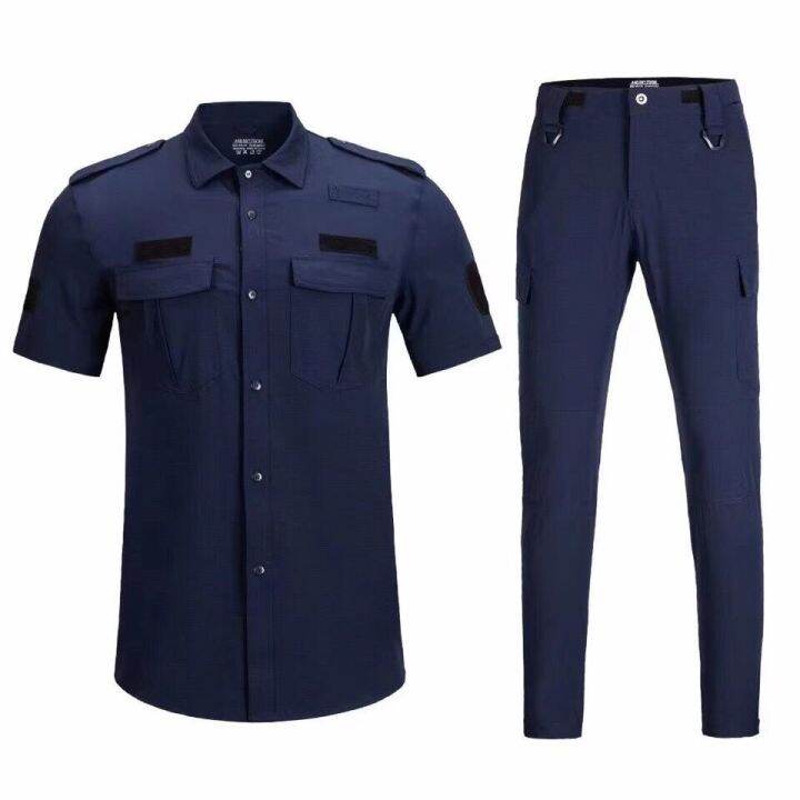 Quick Dry Tactical Security Uniform Long Sleeve Training Costume Suit ...