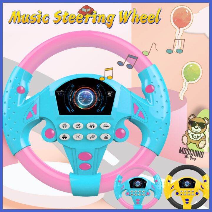 toy car, CO pilot, steering wheel, toy boy, music story, early learning ...