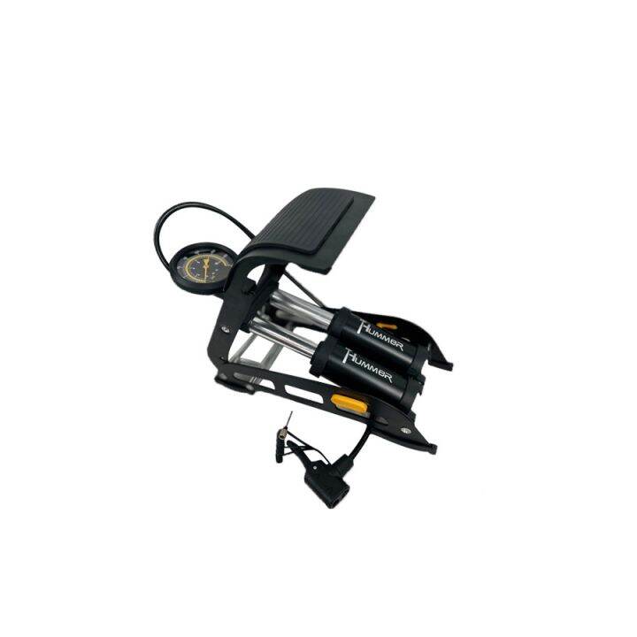 "Pro"HUMMER ที่สูบลมแบบเหยียบ รุ่น4512 ขนาด 13*4.5*11 ซม.สีดำ ...