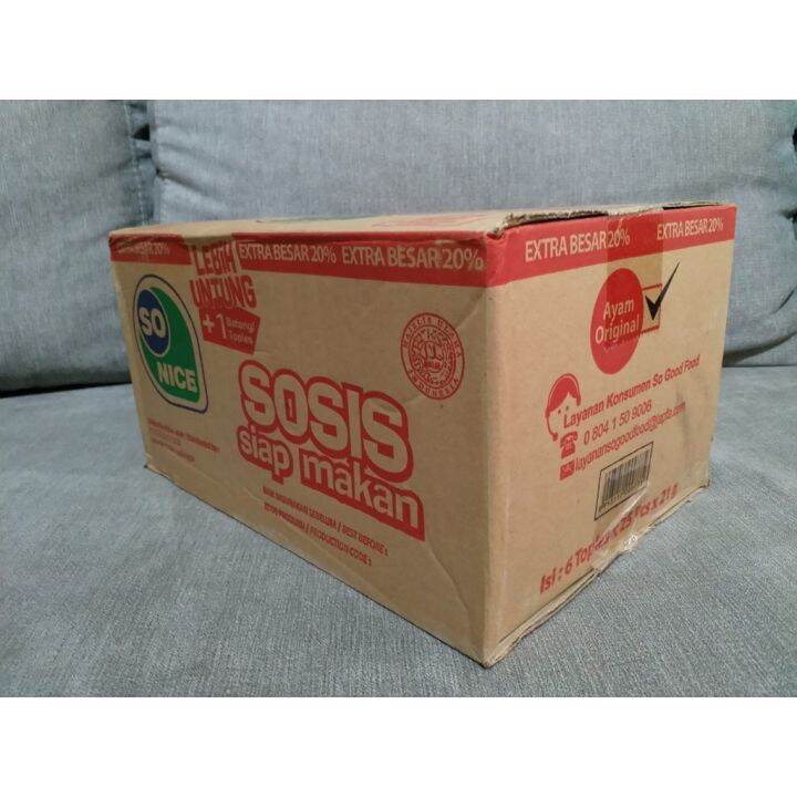 Sosis So Nice Siap Makan Per-Karton / Kardus | Lazada Indonesia