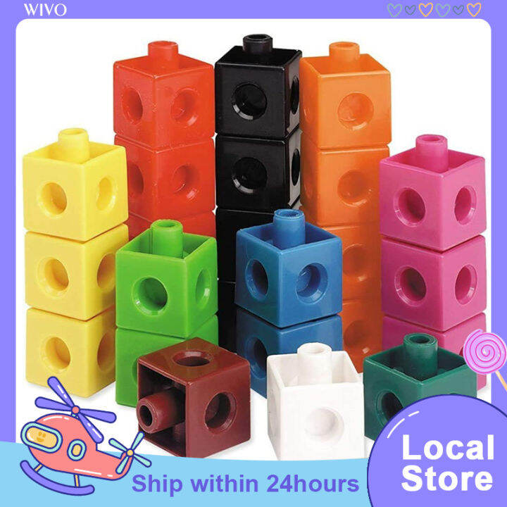 Wivo Plastic small square building blocks for early education Children ...