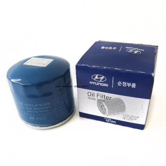 ORIGINAL HYUNDAI/KIA GENUINE OIL FILTER 26300-35502 | Lazada