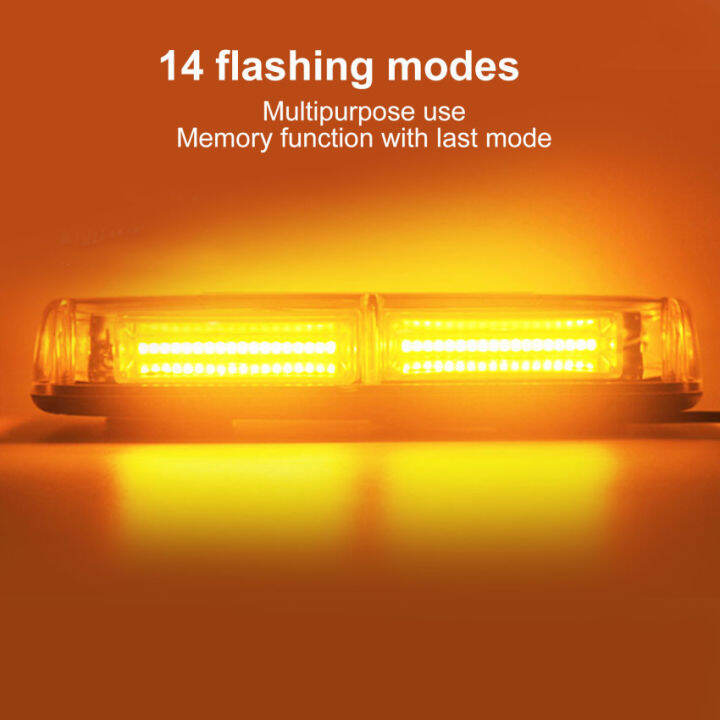 Yellow LED COB Ceiling Lamp Emergency Signal Lamp DC12~24V Car Strobe ...