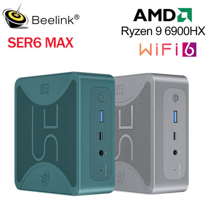 2023 Beelink SER6MAX Mini PC AMD Ryzen 9 6900HX RDNA2 32GB DDR5 1TB SSD ...