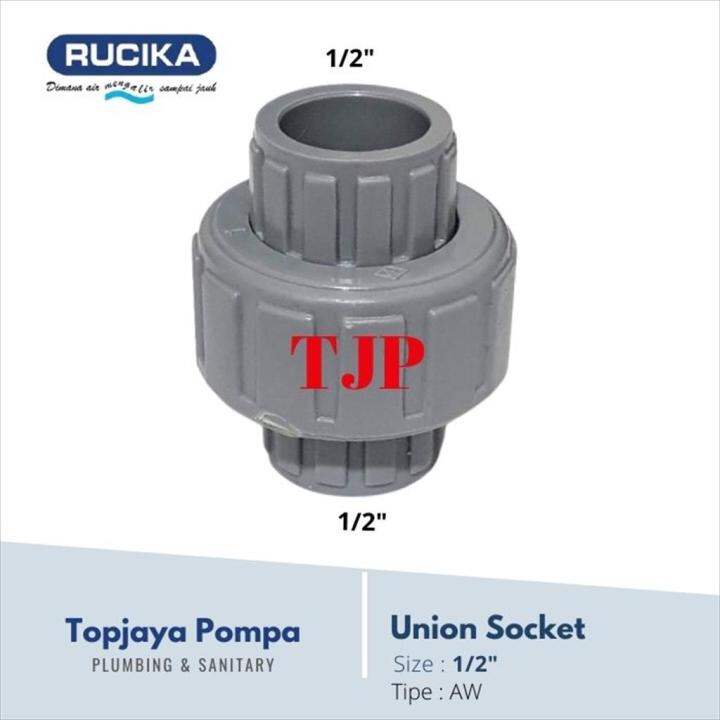 WATER MUR / UNION SOCKET RUCIKA 1/2" (tanpa drat) | Lazada Indonesia