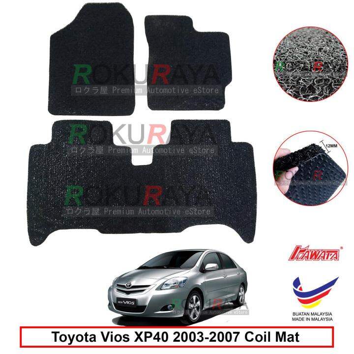 Toyota Vios Dugong NCP93 (2nd Gen) 2007-2013 12mm Custom Fit Pre Cut ...