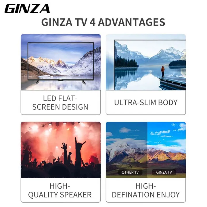 【TV1JAsmu】LCD TV GINZA SMART TV LED TV On Sale 32 Inch FHD MONITOR Flat Screen ANDROID TV With ...