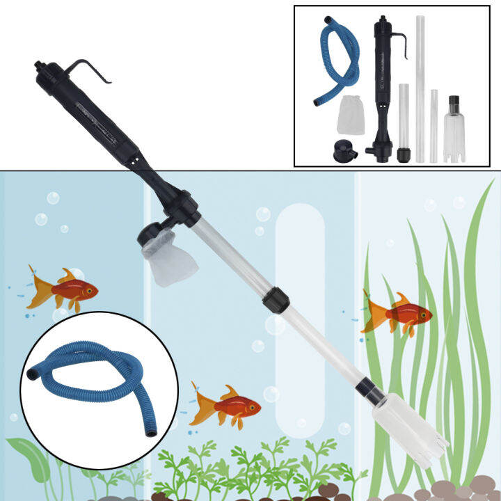 Gravel Cleaner Tool Aquarium Fish Tank Pipe Vacuum Waste Remover Water ...