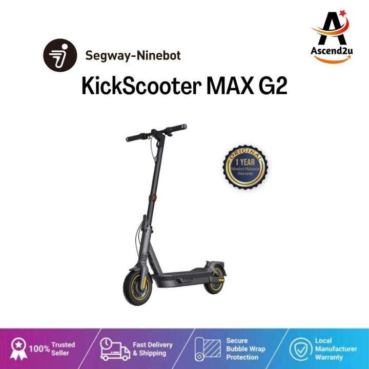 [NINEBOT MY] - Segway-Ninebot KickScooter MAX G2 | Max Speed 25km/h ...