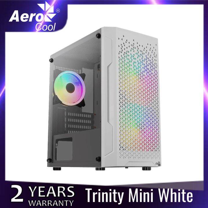 Aerocool Trinity Mini White MINI TOWER CASE | Lazada
