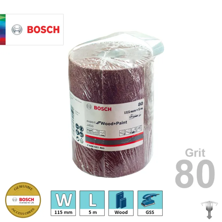 Bosch 2608621465 J450 Sanding Paper Roll Grit 80 for GSS Sanders ...