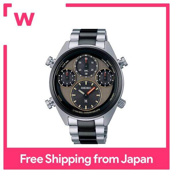 SEIKO Watch PROSPEX SPEEDTIMER Solar Chronograph 1/100th Seconds Analog Quartz Chrono Graph 40th ...