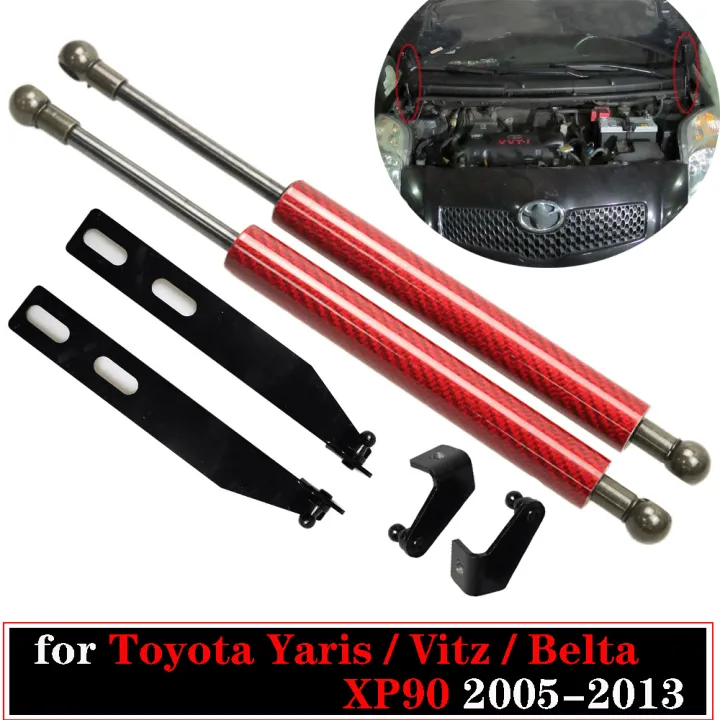 Gas Struts for TOYOTA Yaris / Vitz / Belta (XP90) 2005-2013 Bonnet Hood ...