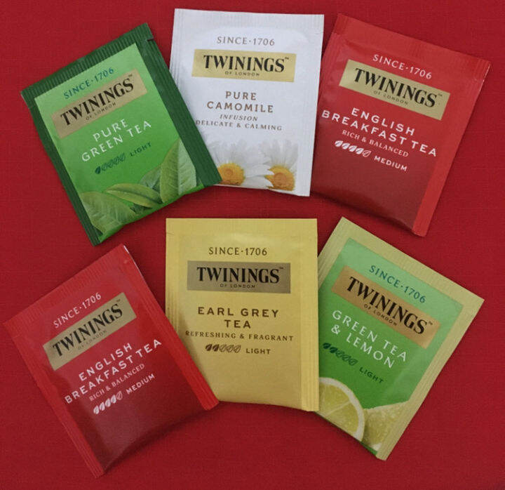 TWININGS 25PCS, 3 ASSORTED FLAVORS HEALTH CONSCIOUS - TEA LOVERS PACK ...