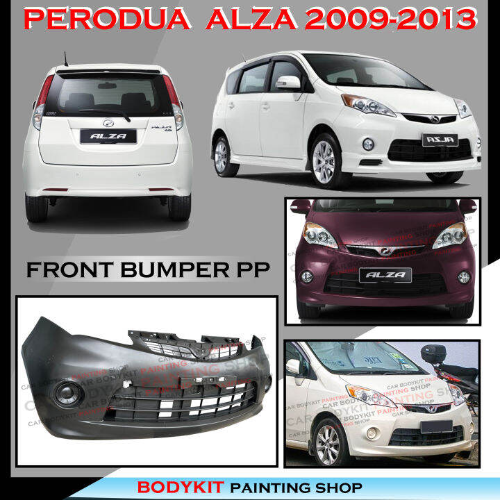 PERODUA ALZA 2008-2010 OE STYLE FULL SET FULLSET SKIRTING (FRONT BUMPER ...