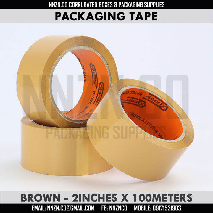 NNZN Packaging Tape Brown 2"X100M | Lazada PH