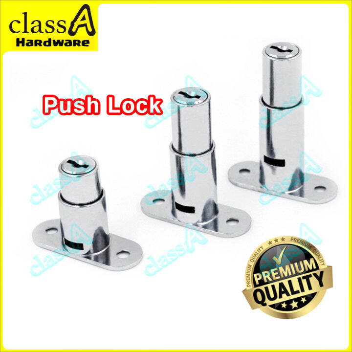ClassAHW Push Lock for Sliding Cabinet Double Door Kunci Pintu Perabot ...