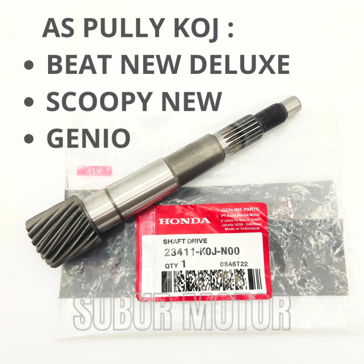AS PULLEY PULLY PULI SHAFT DRIVE HONDA GENIO / NEW BEAT DELUXE / SCOOPY ...