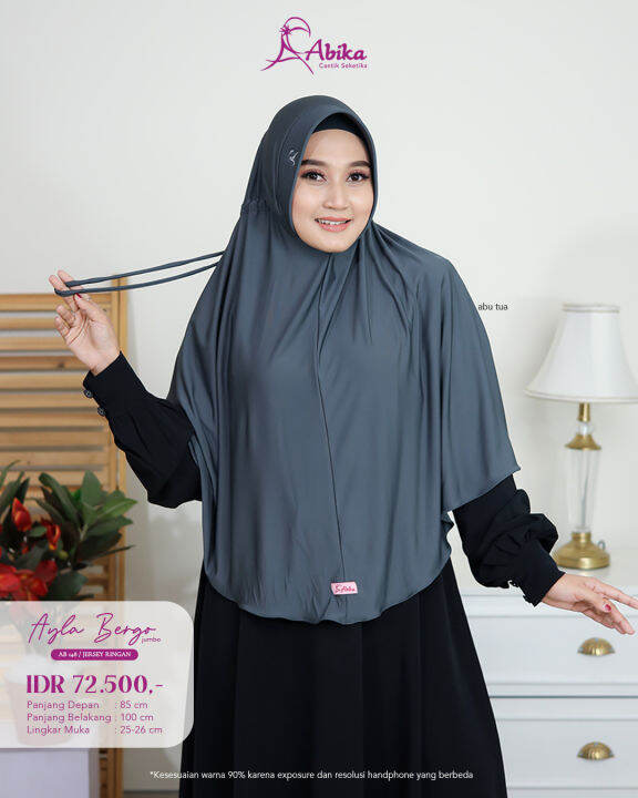 BERGO AYLA JUMBO/ABIKA HIJAB | Lazada Indonesia