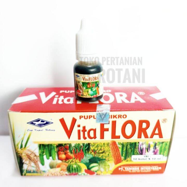 Pupuk Mikro Hidroponik VITAFLORA 10 ml | Lazada Indonesia