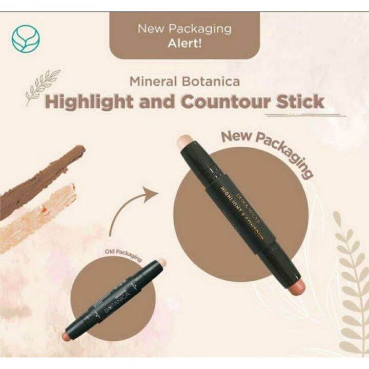 MINERAL BOTANICA HIGHLIGHT & CONTOUR STICK 2in1 | Lazada Indonesia