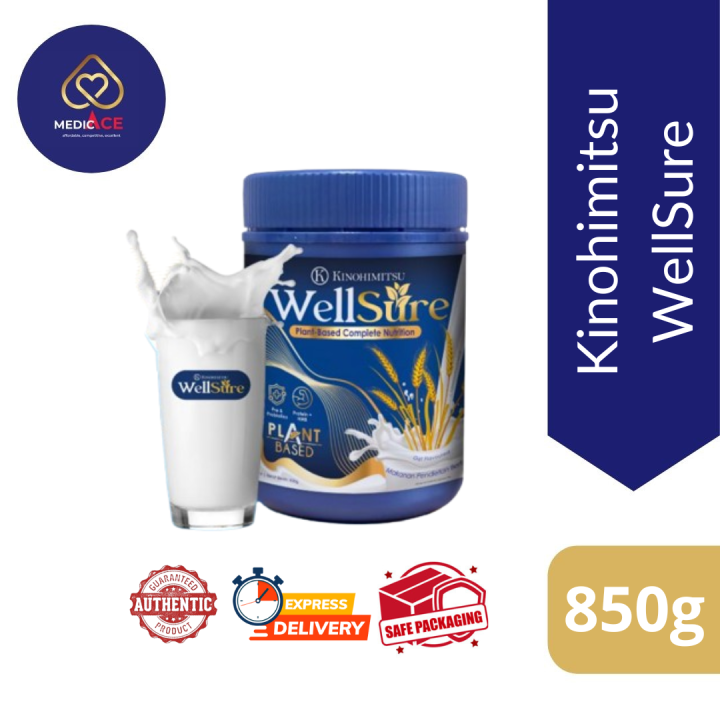 Kinohimitsu WellSure Plant Based Complete Nutrition 850g (Exp: 03/2025 ...