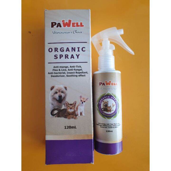 Pawell Anti Mange Anti Tick & Flea Organic Pet Spray | Lazada PH