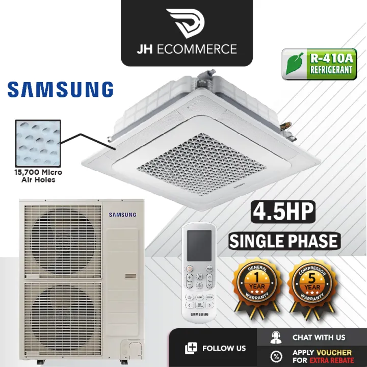 Samsung 4.5HP WindFree™ Inverter 4-Way Cassette Air Conditioner ...