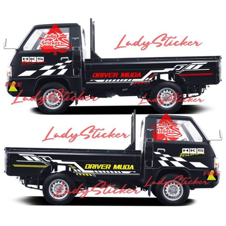 STICKER STIKER MOBIL PICKUP L300 STRIPING STIKER MOBIL PICK UP ...