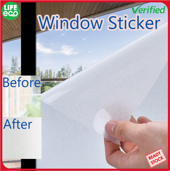 LIFE-ECO Frosted Glass Sticker Window Sticker Glass Sticker Window ...