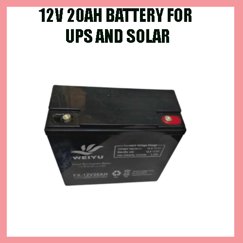 12V 20AH RECHARGEABLE BATTERY FOT UPS AND SOLAR | Lazada PH