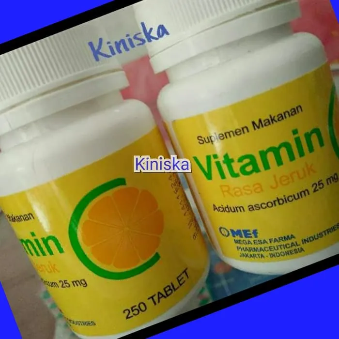 Vitamin C Rasa Jeruk Isi 250 Tablet | Lazada Indonesia