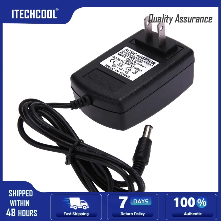 DC24V 0.5A Adapter AC 100V-240V to DC 24V Converter Power Supply ...