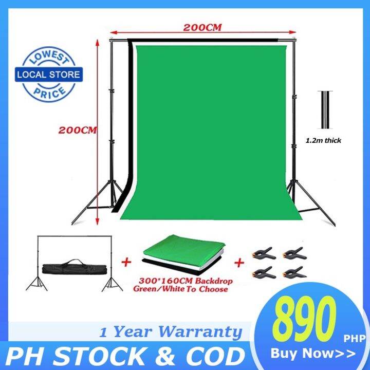 kuang36695285 2 x 2m /200cm x 200cm /6ft. x 6ft Heavy Duty Background ...