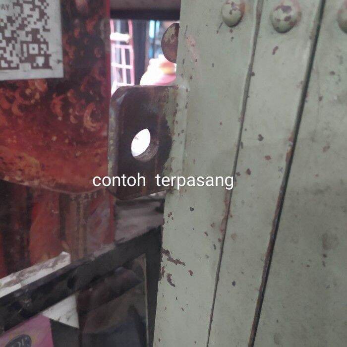 KUPING KOTAK LUBANG U PINTU LIPAT DORONG BESI GARASI TEMPAT GEMBOK ...