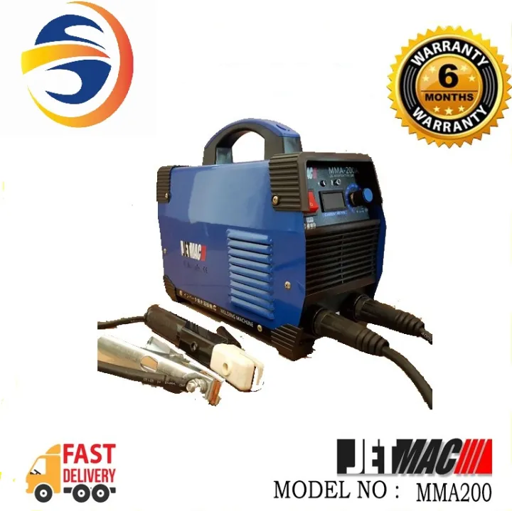 JETMAC MMA200 DC INVERTER (IGBT) WELDING MACHINE | Lazada