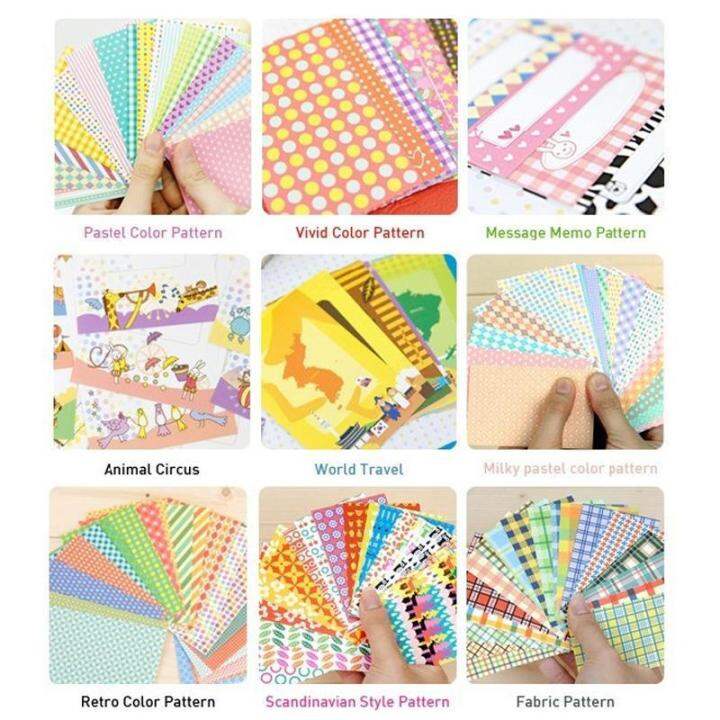160sheets/designs of Paper Photo Frame Sticker For Instax Mini 25/7s/8 ...