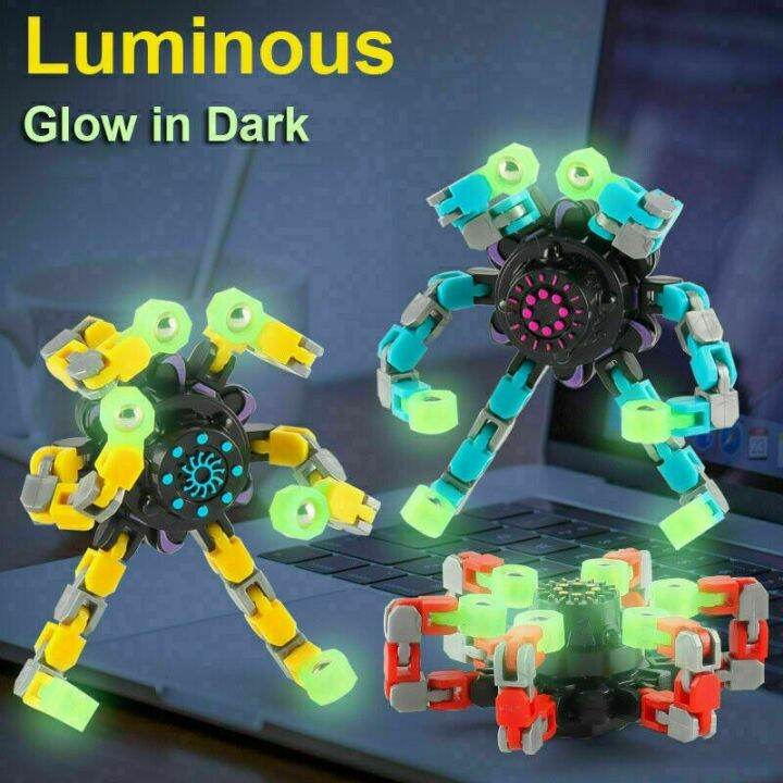 ☎ Transformable Finger Toy Mechanical Spinners Fingertip | Lazada PH