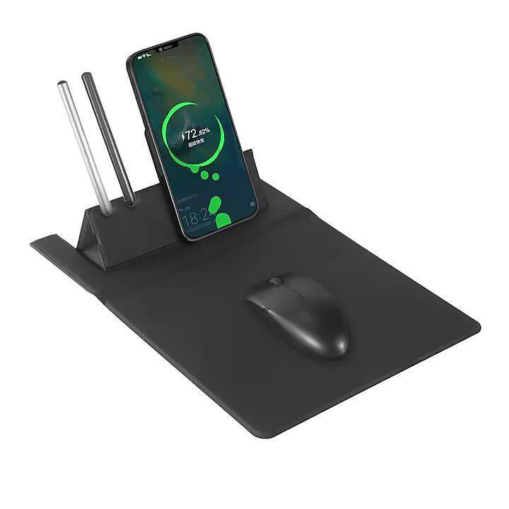 Baru 15W Alas Mouse Lipat Nirkabel, Pengisian Daya Cepat Kreatif Rumah ...