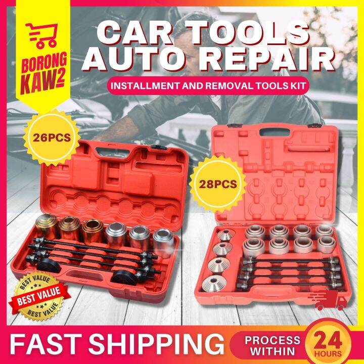 26PCS / 28PCS Master Press Car Bush Removal Bushes Seals Removal ...