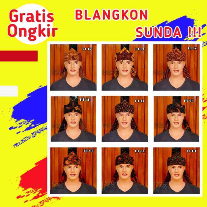BLANGKON SUNDA IKET KEPALA BATIK TRADISIONAL KHAS SUNDA BLANKON ...