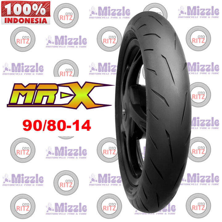 Ban Motor Mizzle 90/80-14 Soft Compound MR X series Tubeless - Ban ...