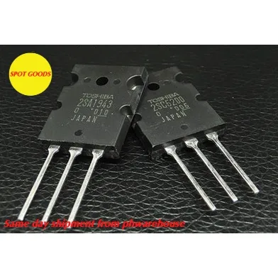 58 pesos each 100% Original Quality Toshiba Transistor (2SA1943 & 2SC5200) | Lazada PH