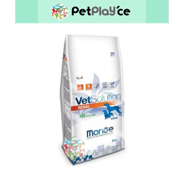 Monge VetSolution RENAL and Oxalate for CANINE DOG DRY 2kg Vet Solution ...