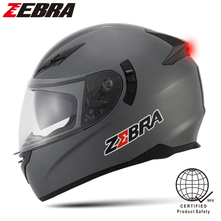 【Free USB accessories 】ZEBRA MX-301 plain Helmet Full face motorcycle ...