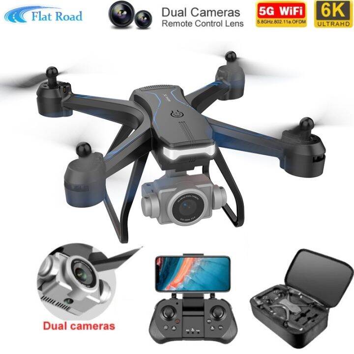 V14 Drone With Camera 4K Hd Dual ECS Camera Foldable Quadcopter Smart ...