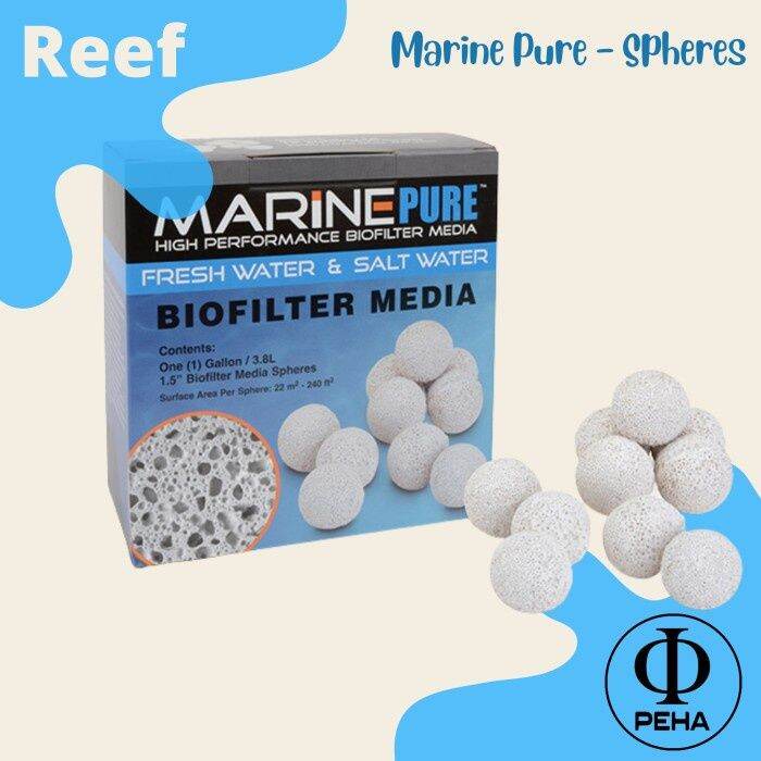 Marine Pure Spheres - Rumah Bakteri - Biofilter Media Aquarium Laut ...